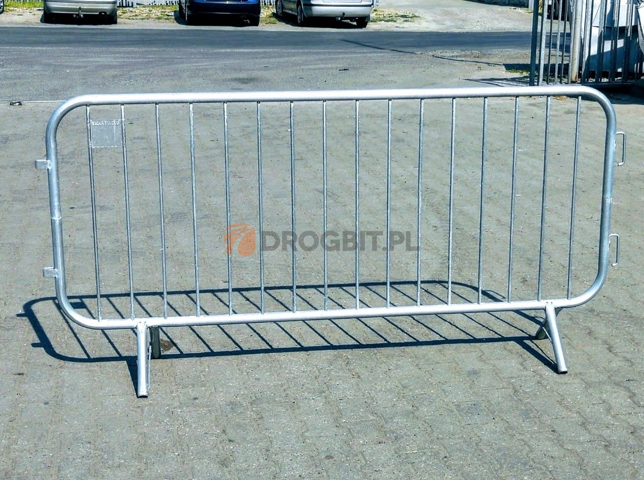 Barierka ochronna przenośna - dł. 2,5 m typ owalny - Drogbit.pl